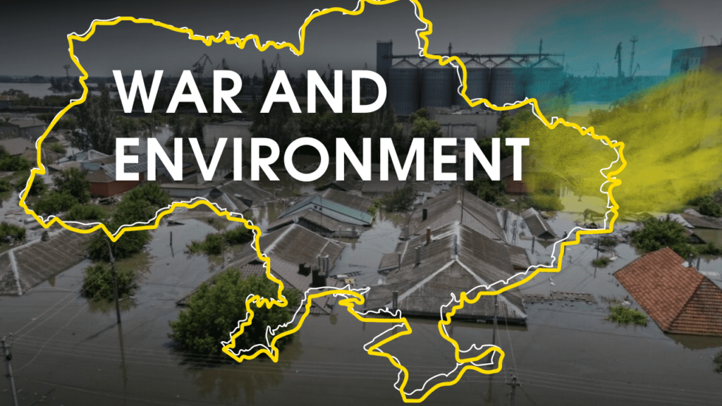 How can Ukrainians protect the environment during wartime?