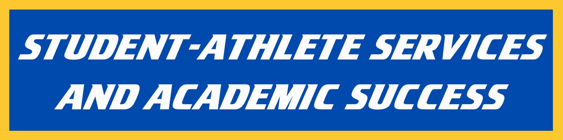 Student-Athlete Services and Academic Success